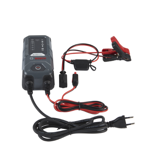 BOSCH C30 elektronisches Ladegerät 6V 12V Batterieladegerät Kfz Boot 1 ...